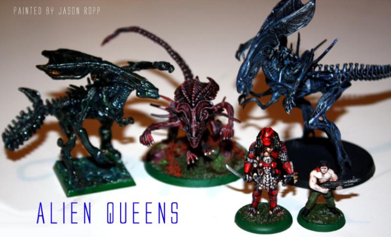 28mm, Alien, Aliens, Avp, Battle, Compare, Conversion, Figures, Heroclix, Horrorclix, Konami ...